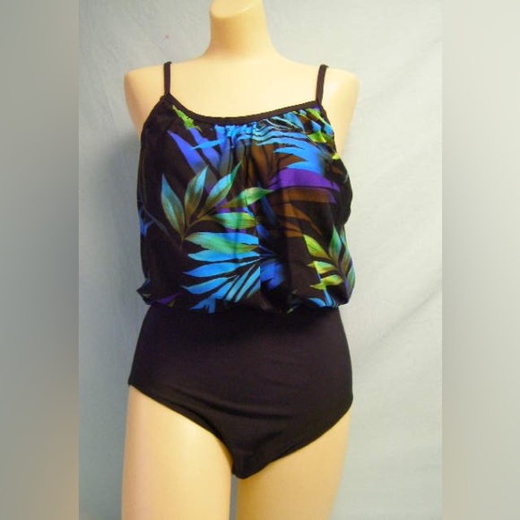 Ceeb | Swim | Nwt One Piece Blouson Swimsuit 33509 | Poshmark